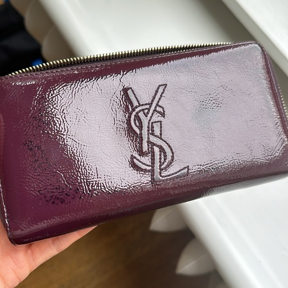 Yves Saint Laurent | Bags | Saint Laurent Wallet Ysl Yves Bordeux ...